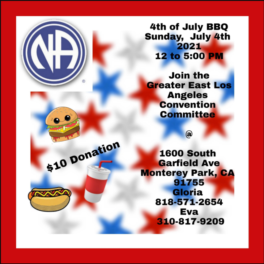 Announcements – Events – West End Area of Narcotics Anonymous