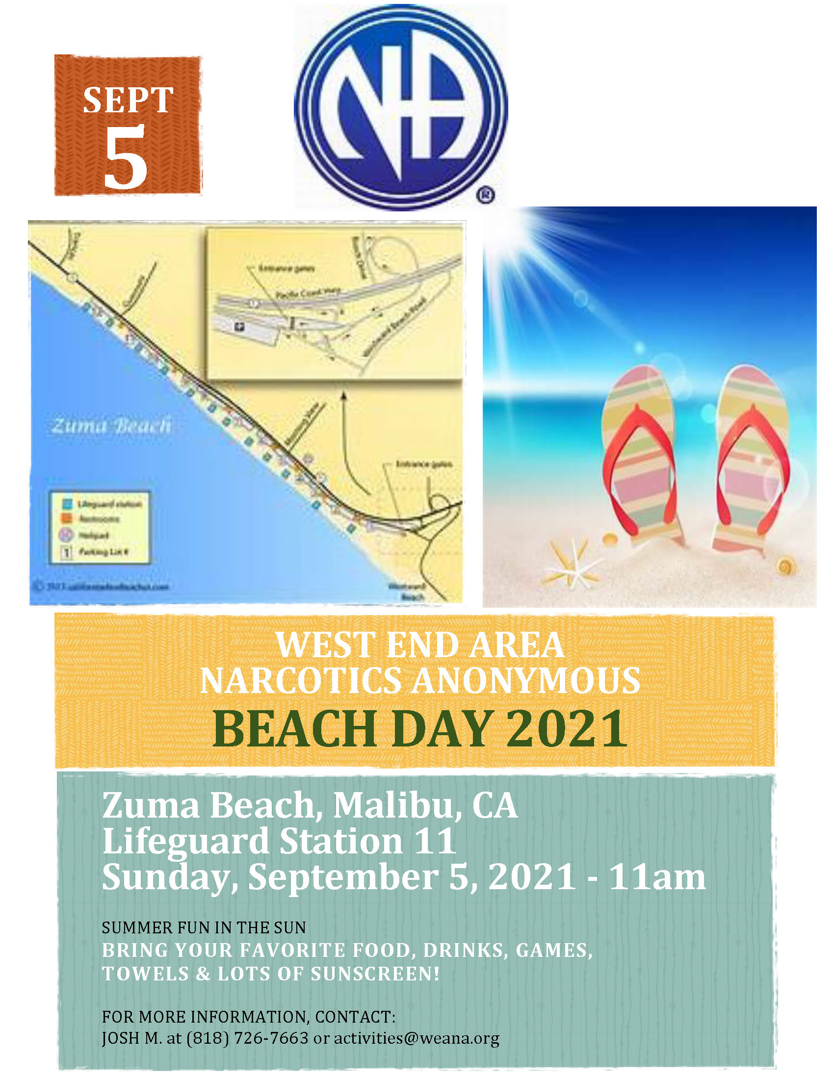 Announcements – Events – West End Area of Narcotics Anonymous